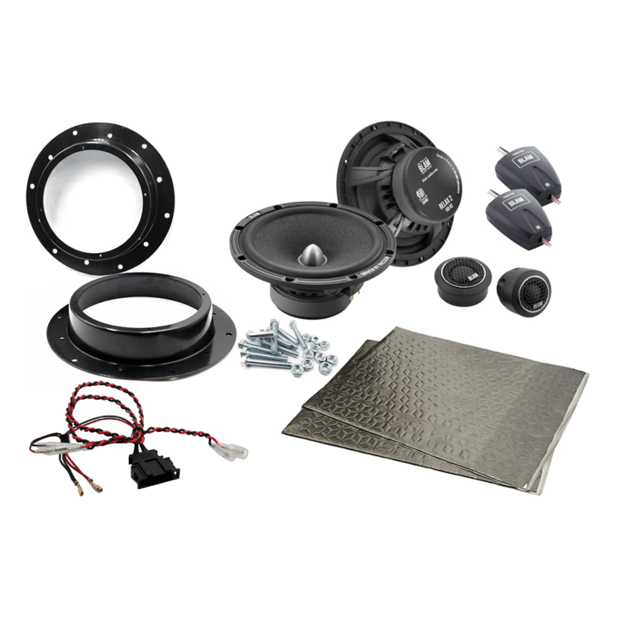 BLAM RELAX 165mm (6.5 Inch) Complete Speaker Upgrade Fitting Kit for V – Car Audio Centre