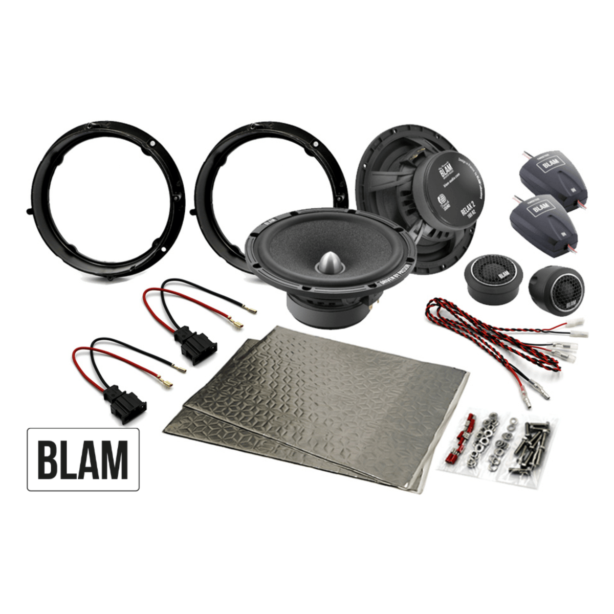 BLAM RELAX 165mm (6.5 Inch) Complete Speaker Upgrade Kit for Skoda - S – Car Audio Centre