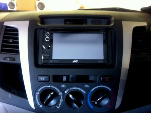 Toyota Hi-Lux Fitted with a JVC KW-NT30 Sat Nav AV System – Car Audio ...