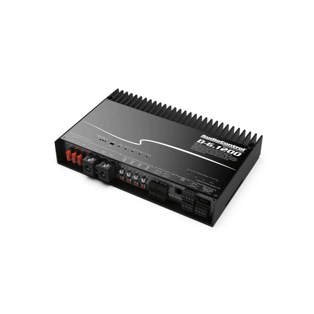 AudioControl D-6.1200 high-power 6 channel dsp matrix amplifier with a ...