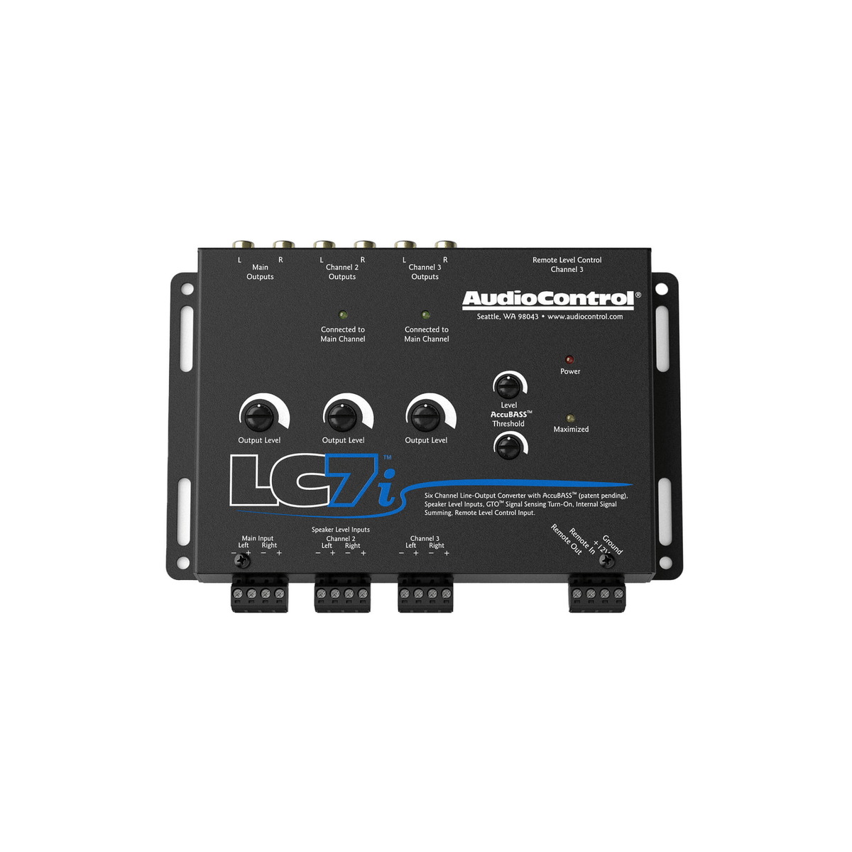 AudioControl LC7I 6-Channel Line Output Converter with Accubass™ – Car ...