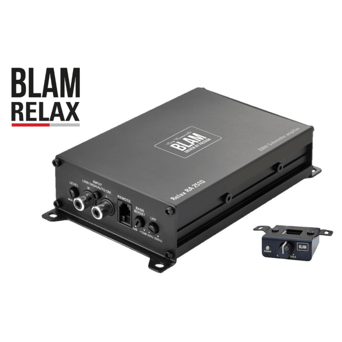 BLAM RELAX BL-RA251 Ultra-compact Class-D 1-Channel (Monoblock) 350W A ...
