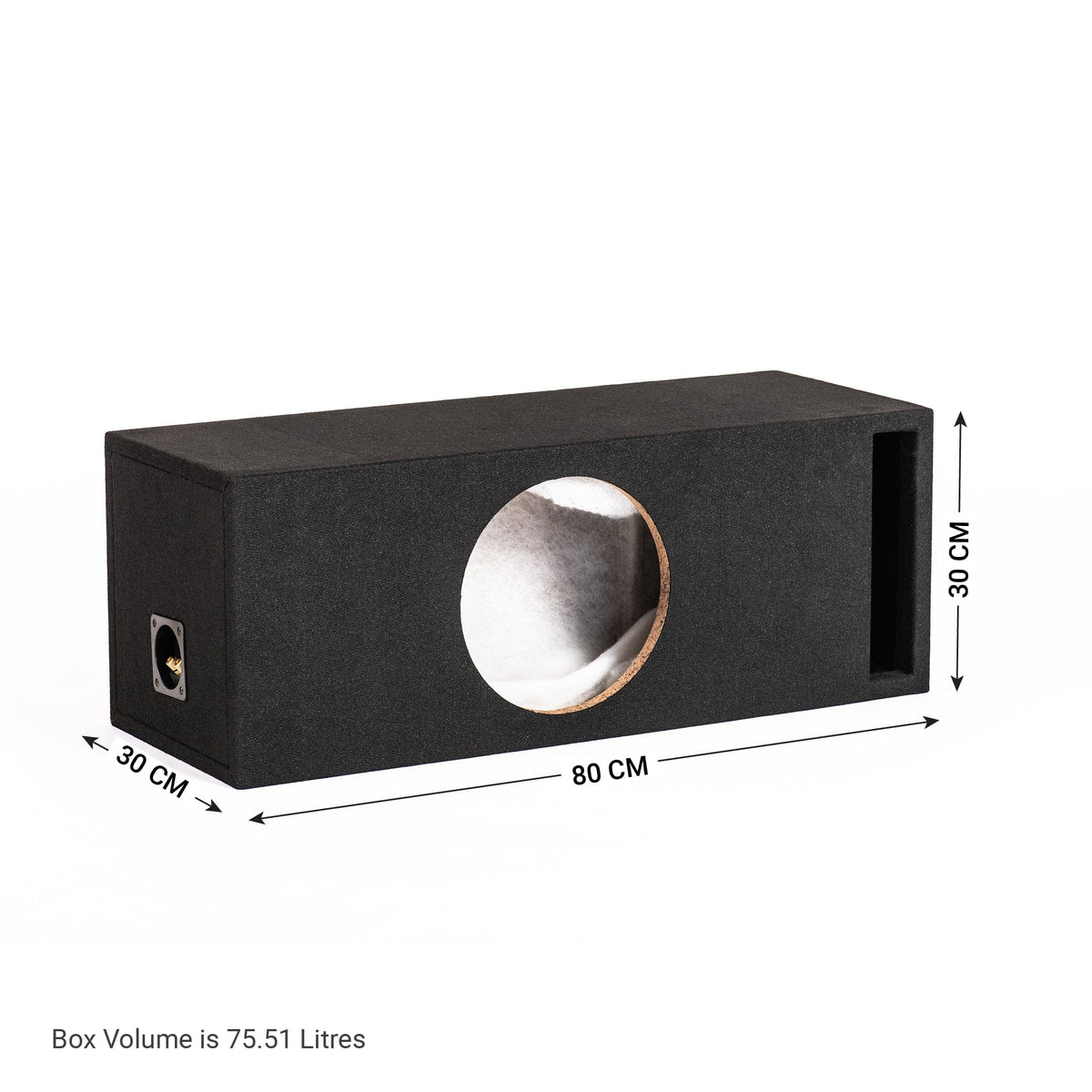 In Phase BX10TREX 10" Slot Ported Subwoofer Enclosure for DB Audio TRE ...