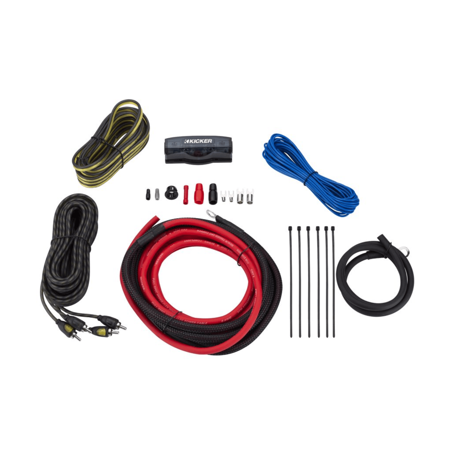 Kicker 47VK6 6AWG VK-Series OFC Amp Wiring Kit – Car Audio Centre