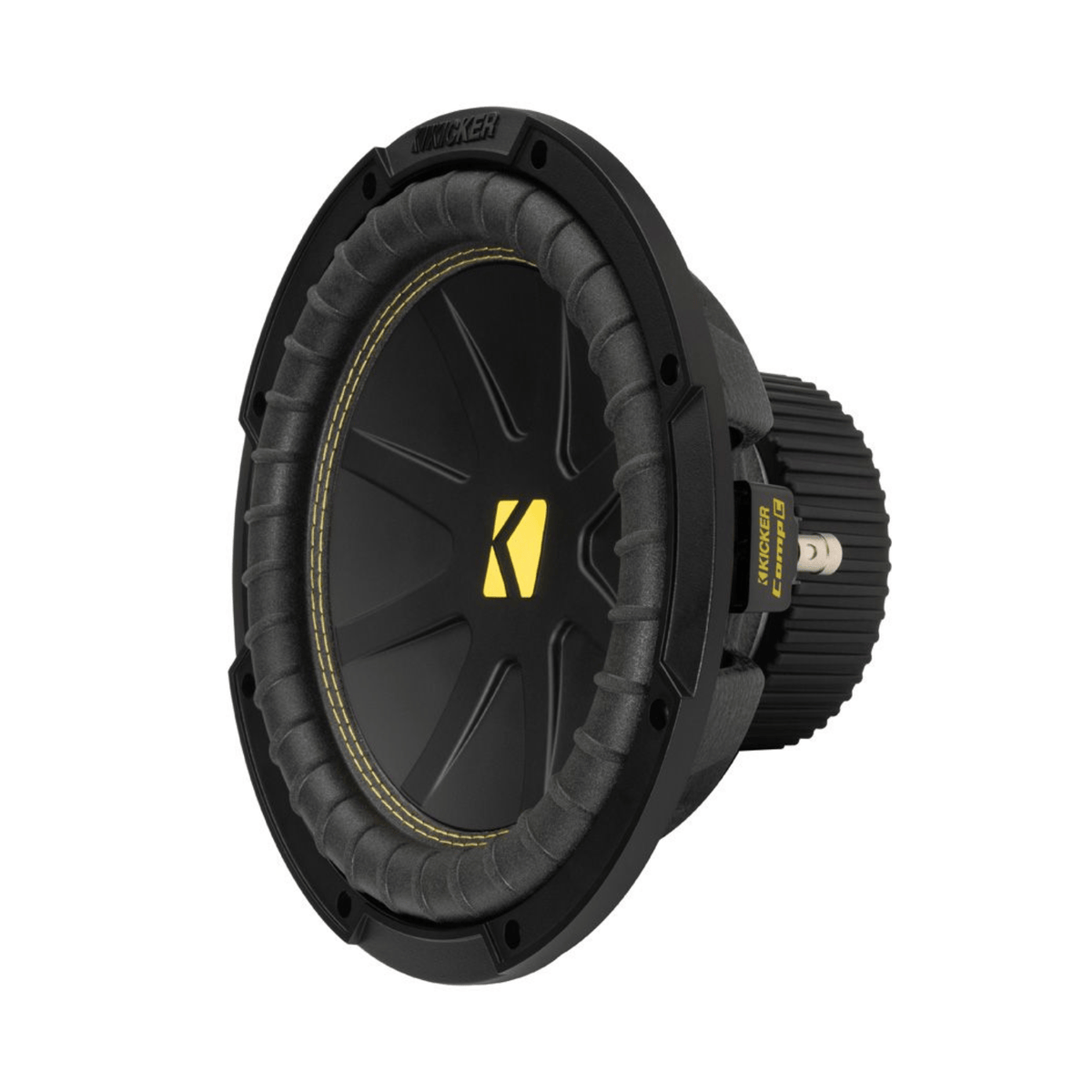 Kicker 50CWCS104 CompC 10" Single Voice Coil Subwoofer - 4 Ohm – Car ...