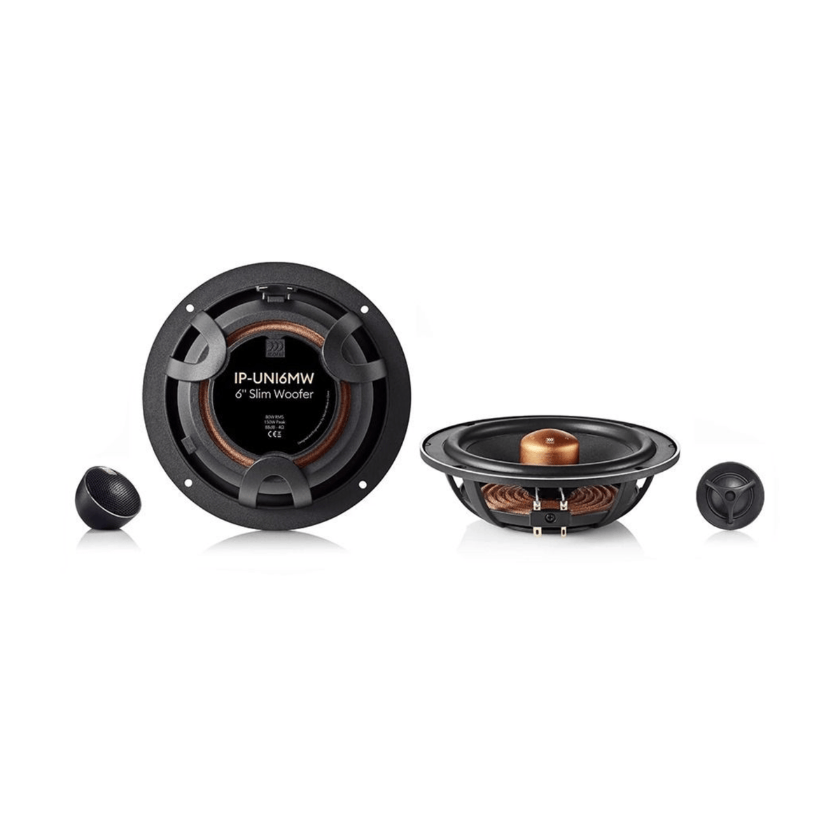 Morel Universal 6.5" 2-Way Component System (MOR IP UN 62) – Car Audio ...