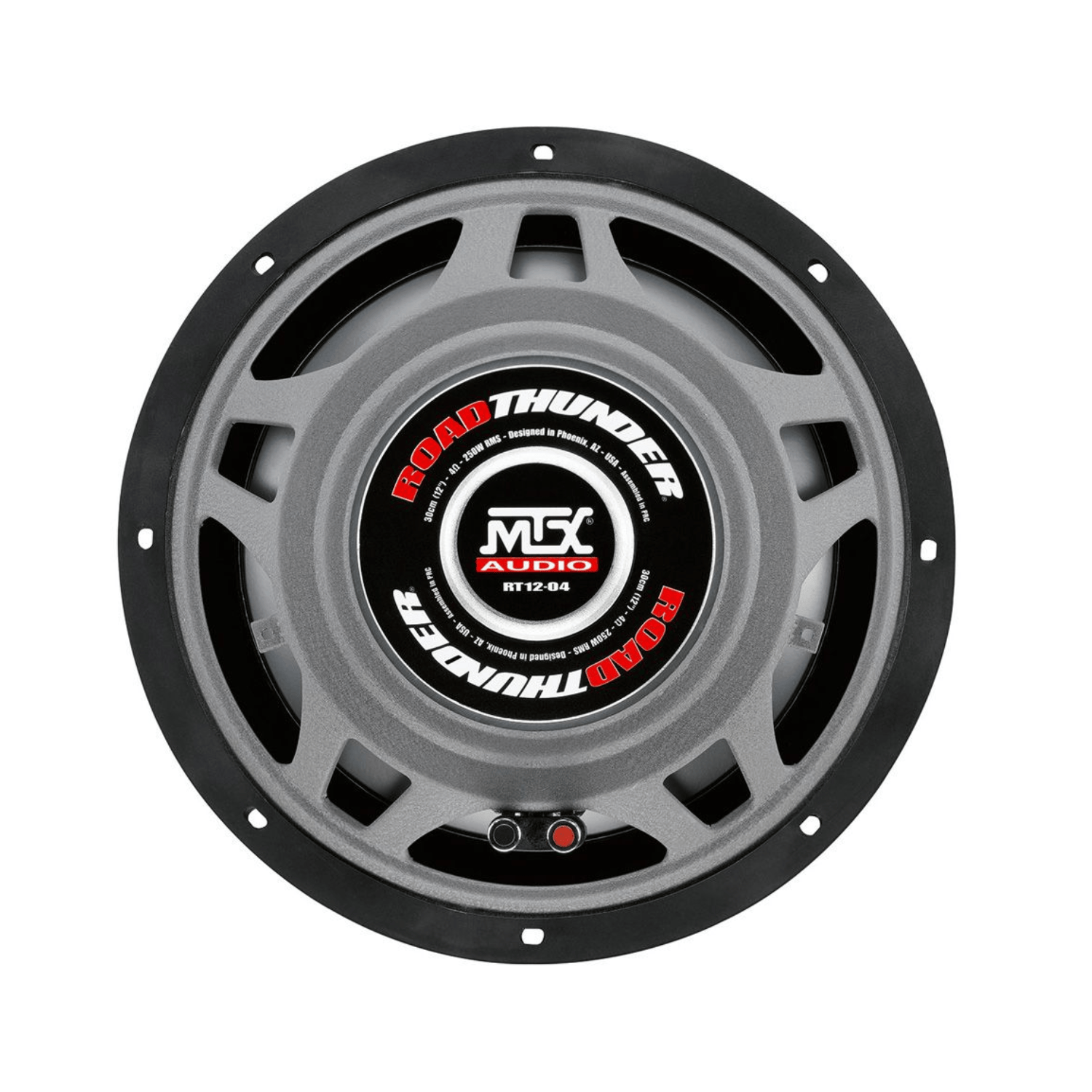 MTX RT12-04 Road Thunder 12" Subwoofer 250W @ 4 Ohm – Car Audio Centre