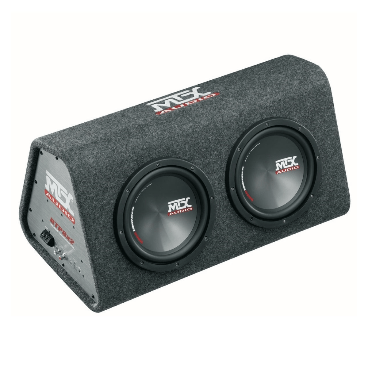 MTX RTP8X2 Road Thunder Dual 8" Powered Vented Enclosure – Car Audio Centre